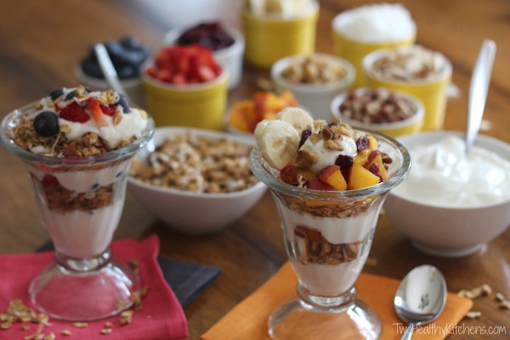 Healthy Yogurt Parfait Party Snacks