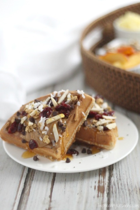 Waffle Sundae Bar (for Brunch, Dessert or "Brinner"!) - Two Healthy ...